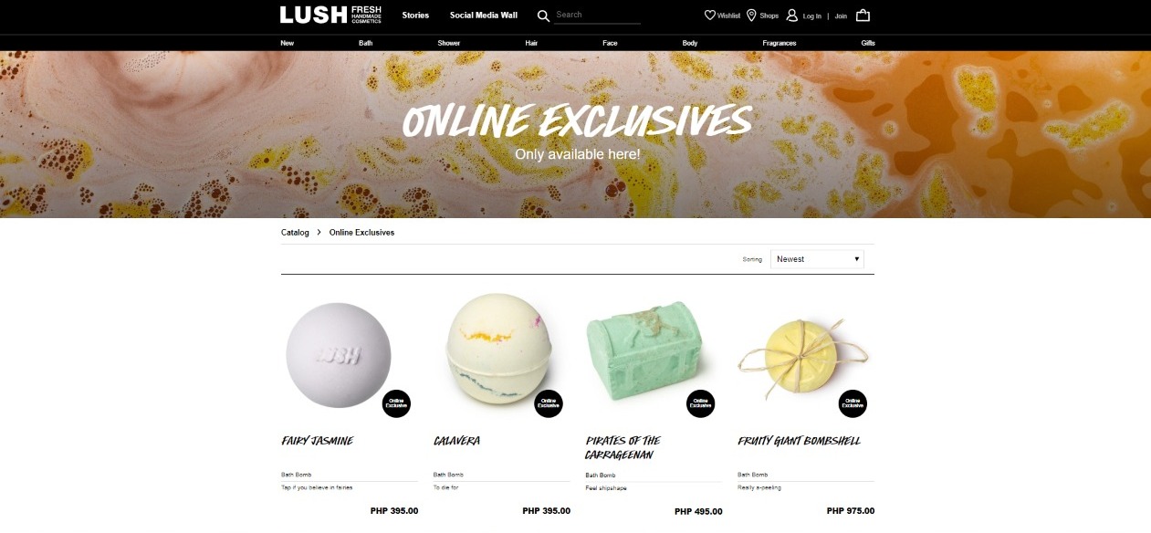 Lush Philippines launches Online Store – The Hungry Chef